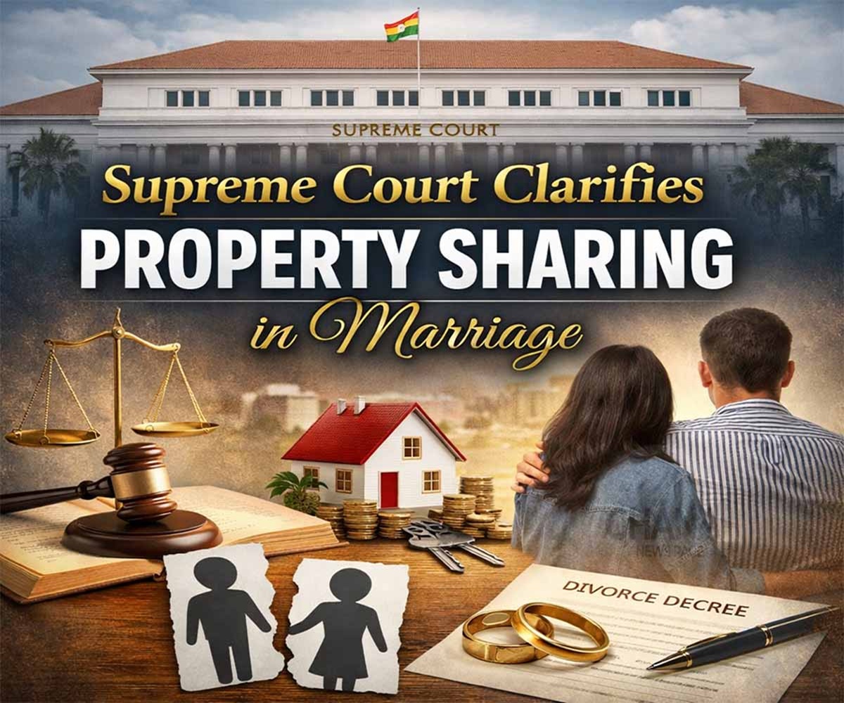 Supreme Court Clarifies Property Sharing in Marriage